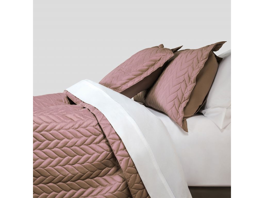 COUVRE-LIT COTONELLE UNI BOIS DE ROSE Richbond - Leader du matelas et ...